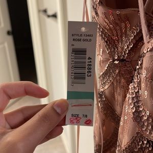 Dresses | Pinky Sparkly Prom Dress | Poshmark